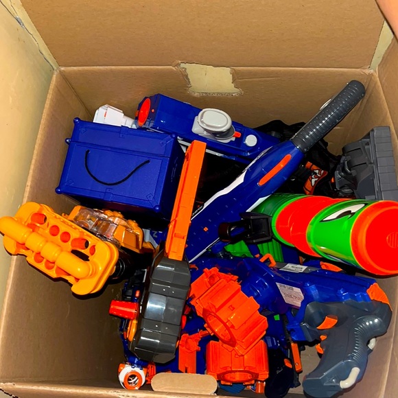 Nerf | Toys | Box Full Of Nerf Guns All Working | Poshmark